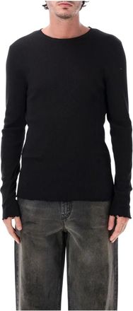Our Legacy Elongated Longsleeve - Homme - Tops - Noir - Taille: L