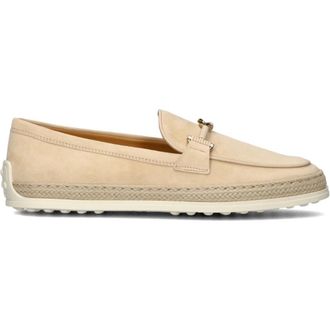 Tod's Beige Wildleder Mokassin Ring Slip-ons - - Shoes - Damen - Beige - 38 EU
