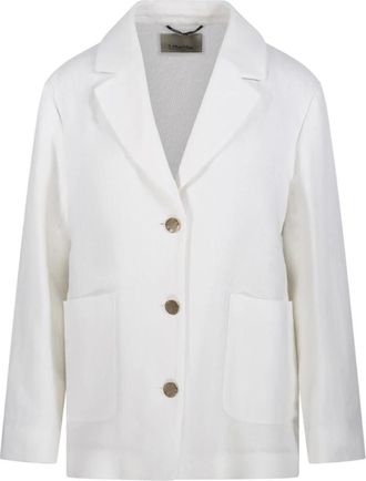 Max Mara Femme, Vestes, Blanc, Taille: 40 FR Carlotta Blazer