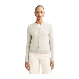 Soft Goat Femme, Pulls, Beige, Taille: 36 FR Cardigan Boutonn&eacute; &agrave; Col Rond