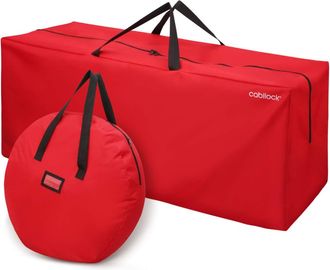 Cabilock 2PCS Weihnachtsbaum Aufbewahrungtasche Künstlicher Weihnachtsbaum Aufbewahrungstasche: Aufbewahrungstasche für Weihnachtsbaum Praktisch zur Aufbewahru