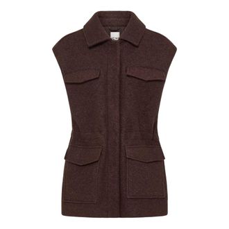 Ichi IhStipa Weste - - Jackets - Damen - Braun - L