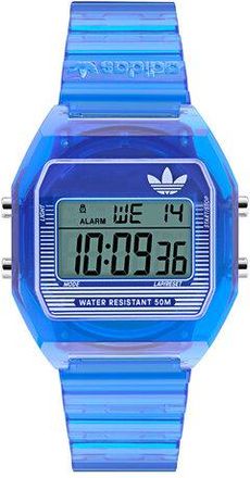 adidas Uhr AO Street Digital Two Crystal AOST25537 Blau