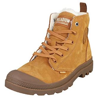 Palladium Boots Fourr&eacute;e &agrave; Lacet Et Zip sur Le C&ocirc;t&eacute; Pampa Hi Z WL