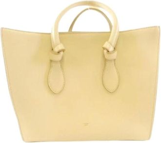 Celine Pre-owned Sac seau Tie en cuir de veau - Femme - Pre-owned - Beige - Taille: ONE Size