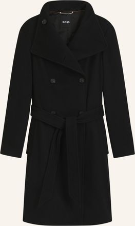 HUGO BOSS Klassischer Mantel Cedandy1_In Regular Fit schwarz