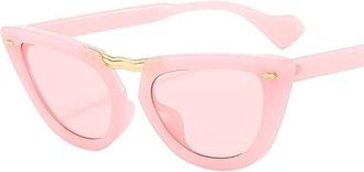 Generic Lunettes de soleil triangulaires à petite monture oeil de chat 2025 pour hommes et femmes pour tir de rue lunettes de soleil en plein air plage ombre 