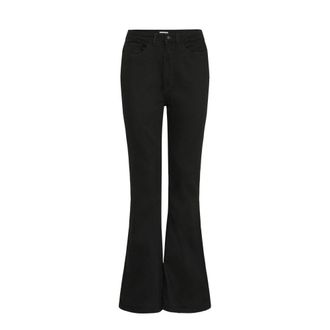 Ichi Ihtwiggy Schlaghose mit hoher Taille - - Trousers - Damen - Schwarzk - W33 L34