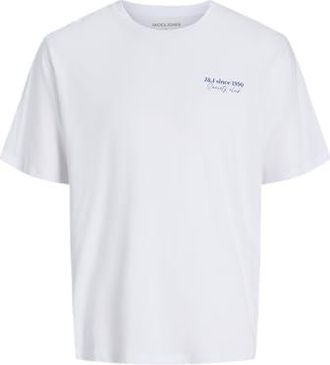 Jack & Jones Jjninety Tee SS Crew Neck, Blanc., M