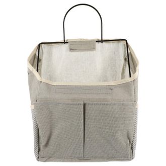 BESPORTBLE 2 St&uuml;ck H&auml;ngende Wandaufbewahrungstaschen aus Stoff T&uuml;r und Schlafzimmer Organizer Grau Leichtes Material Viel Stauraum f&uuml;r Schl&uuml;ssel Zeitschriften un