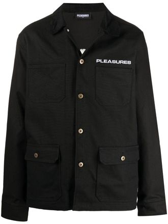 Pleasures Spike Chore Hemdjacke - Schwarz
