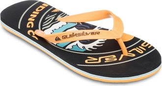 Quiksilver Herren Molokai Screen Sandale, Black/Yellow, 47 EU