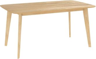 Rendez-Vous D&eacute;co Rendez-vous D&eacute;co - Table rectangulaire 6 personnes en bois clair 150 cm - oman