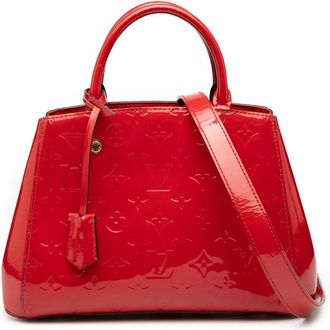 Louis Vuitton sac à bandoulière Montaigne BB (2015) - Rouge