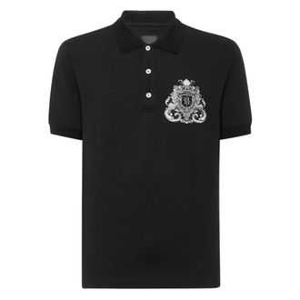 Billionaire Boys Club Homme, Tops, Noir, Taille: 5XL Polo SS Crest Baroque
