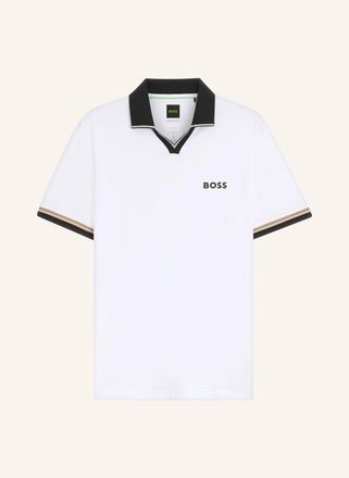 HUGO BOSS Funktions-Poloshirt weiss