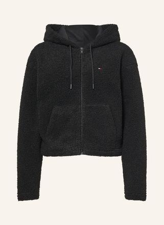 Tommy Jeans Teddyfell-Jacke schwarz