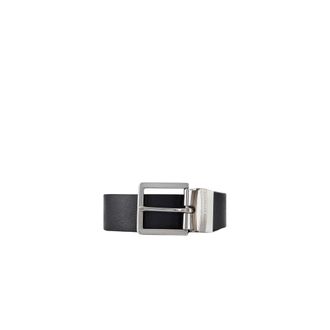 A|X Armani Exchange Lederg&uuml;rtel mit rechteckiger Schnalle - - Accessories - Herren - Schwarzk - 2XS