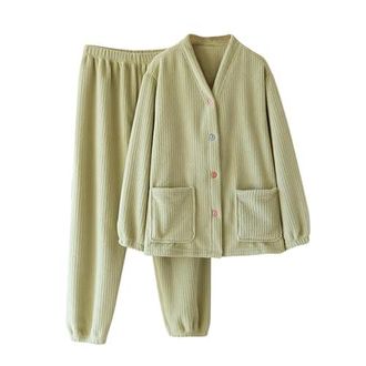 Generic Ensemble de v&ecirc;tements de d&eacute;tente pour femme en coton et lin haut de gamme pour femme, chemise brod&eacute;e en lin, pantalon &agrave; jambes larges, ensemble deux p