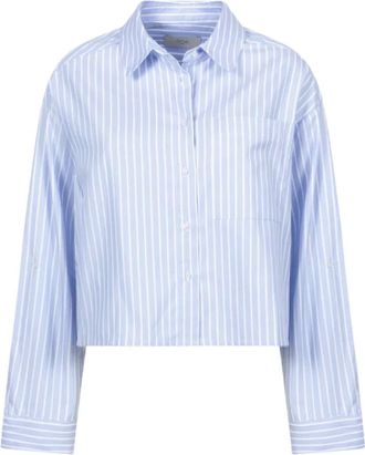 &Acirc;m&egrave; Ocean Cropped Shirt - - Blouses & Shirts - Damen - Blau - M