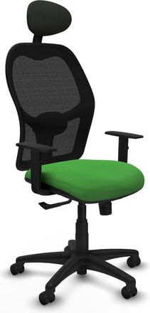 Piqueras y Crespo Schreibtischstuhl mit Rollen Aloc&eacute;n mit 1D-Armlehnen, h&ouml;henverstellbarer Lendenwirbelst&uuml;tze und festem Kopfteil, ausgestattet mit 3 Positionen und Sch