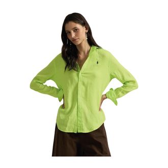 Ralph Lauren Damen, Blusen & Hemden, Gr&uuml;n, MGr&ouml;&szlig;e