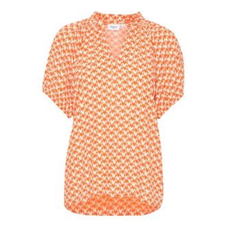 Saint Tropez Blouses & Chemises - Femme - Blouses et Chemises - Orange - Taille: 36 FR