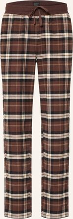 Schiesser Schlafhose Mix+Relax Aus Flanell braun