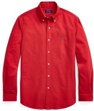 Polo Ralph Lauren Baumwollhemd in Rot