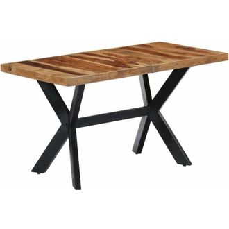 vidaXL vidaXL Esstisch 140x70x75 cm Massivholz