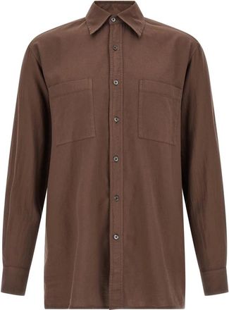 Cellar Door Homme, Chemises, Brun, Taille: M Paul Shirt