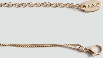 Mango Collier perles combin&eacute;es or - Femme - Taille unique - MANGO