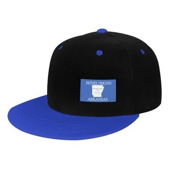 Generic Casquette De Baseball Drapeau De Bethel Heights, Arkansas Chapeau De Golf R&eacute;glable Mode Casquette Visi&egrave;re, pour Ext&eacute;rieur, Hommes, Cyclisme, 55-59cm