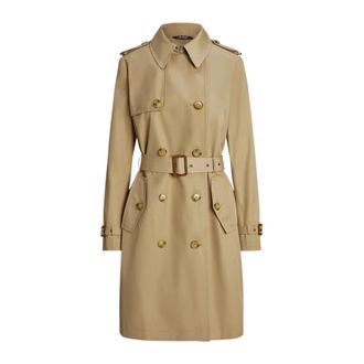 Ralph Lauren Femme, Manteaux, Beige, Taille: 42 FR 57% Coton 43% Polyester