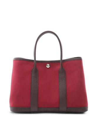 Herm&egrave;s 2021 Garden Party PM Shopper - Rot