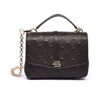 Baldinini Sac bandouli&egrave;re matelass&eacute; en cuir - Femme - Sacs - Brun - Taille: ONE Size