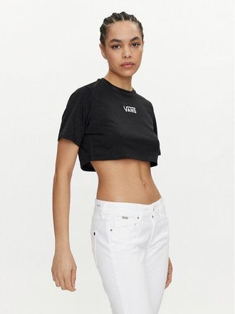 Vans T-Shirt Flying V Crew Crop Ii VN000GFF Schwarz Regular Fit