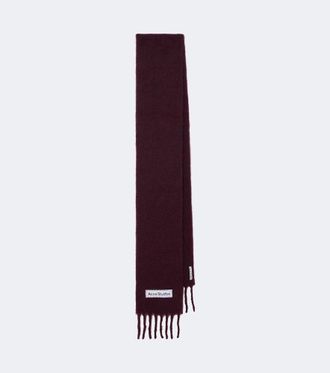 Acne Studios &Eacute;charpe en alpaga, laine et mohair m&eacute;lang&eacute;s