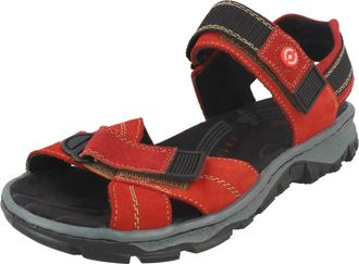 Rieker Damen 68851 Sandalen, Rot, 37 EU