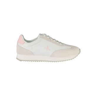 Calvin Klein Bianco Leder Damensneaker