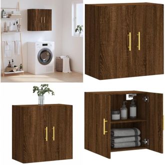 vidaXL Vidaxl - Armoire murale chêne marron 60x31x60 cm bois dingénierie - Armoire Murale - Meuble Mural - Rangement Mural - Étagère Murale - Placard Mural