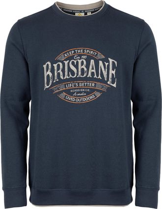 Roadsign Herren Sweatshirt f&uuml;r stylische Freizeit-Looks an k&uuml;hlen Herbsttagen Navy, 2XL