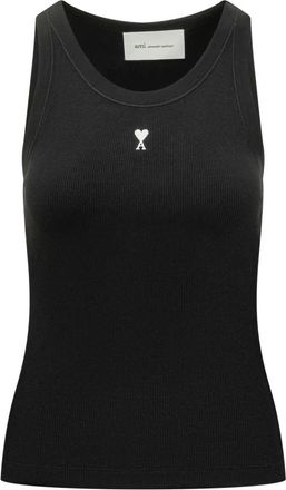 Ami Femme, Tops, Noir, Taille: 42 FR Ami De Coeur Tanktop