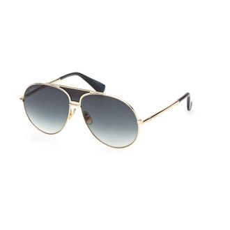 Max Mara Lunettes de soleil aviateur - Femme - Accessoires - Jaune - Taille: 58 MM