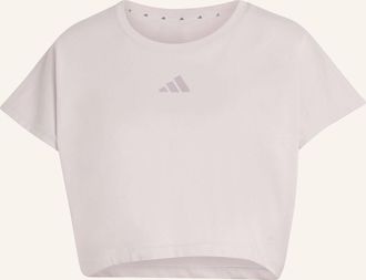 adidas Power Workout Boxy 3-Streifen Tanktop, K&uuml;rzer Geschnitten lila