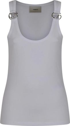 Coperni Femme, Tops, Blanc, Taille: 38 FR C-Logo Tank Top