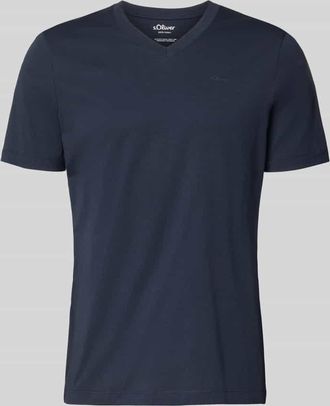 s.Oliver Red Label Regular Fit T-Shirt aus reiner Baumwolle