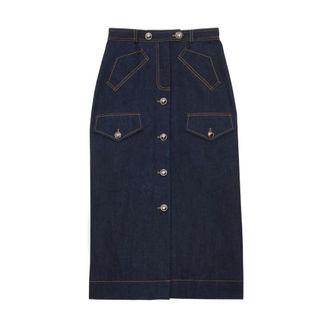 Ines De La Fressange Eral Rock - - Skirts - Damen - Blau - M