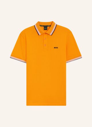 HUGO BOSS Piqu&eacute;-Poloshirt Paddy Curved Regular Fit orange