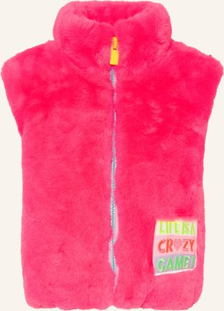 BILLIEBLUSH Kunstfell-Weste pink
